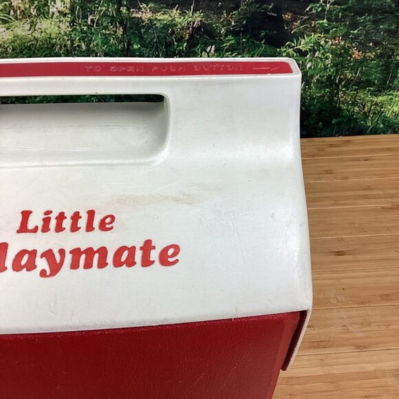 Igloo | Other | Vintage Red Little Playmate Igloo Cooler | Poshmark